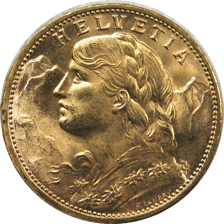1897 20 Francs Gold Coin